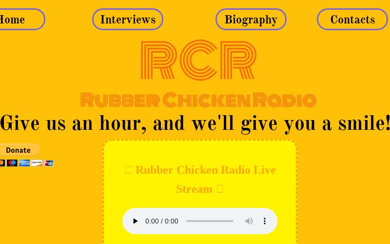 HOME [rubberchickenradio.com]