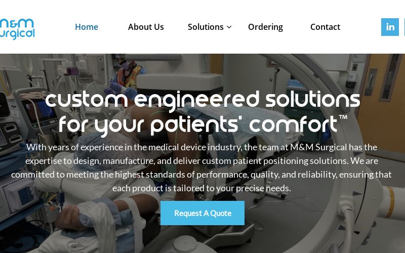 Custom Patient Positioning Products in Boston, Massachusetts - M&M Surgical