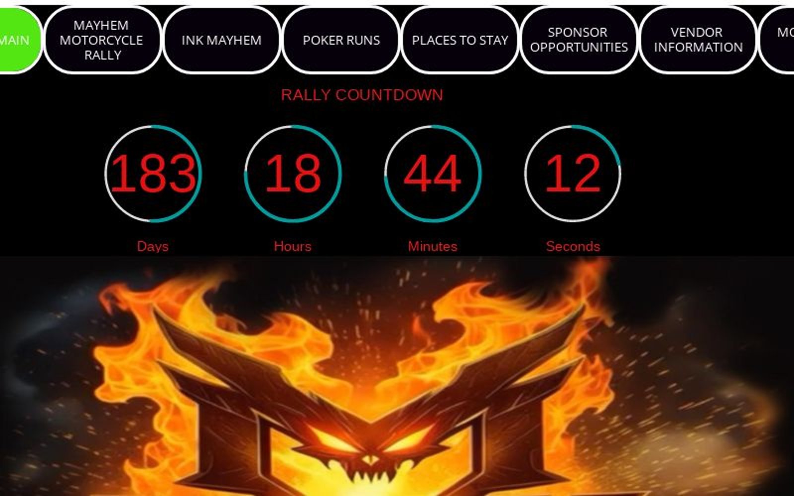 MAYHEM MOTORCYCLE RALLY