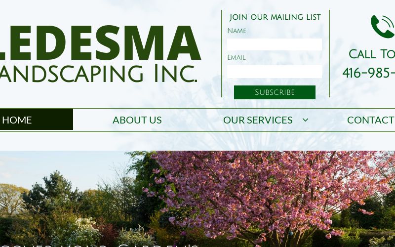 HOME - Ledesma Landscaping Inc