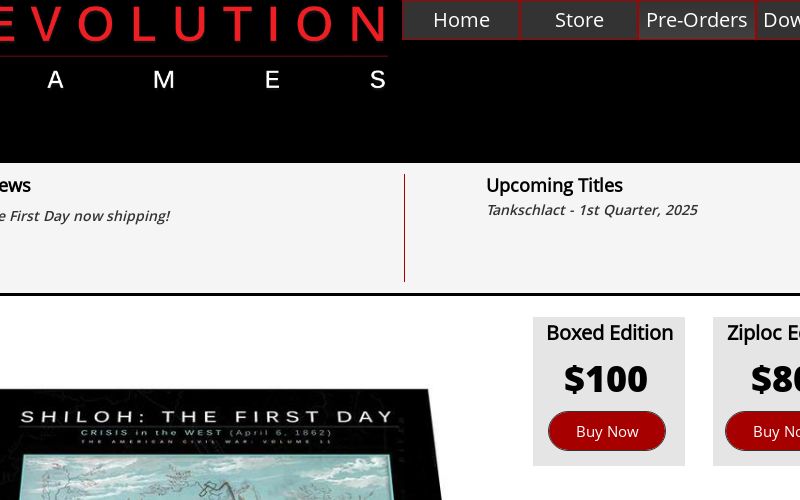 Revolution Games - Main Page