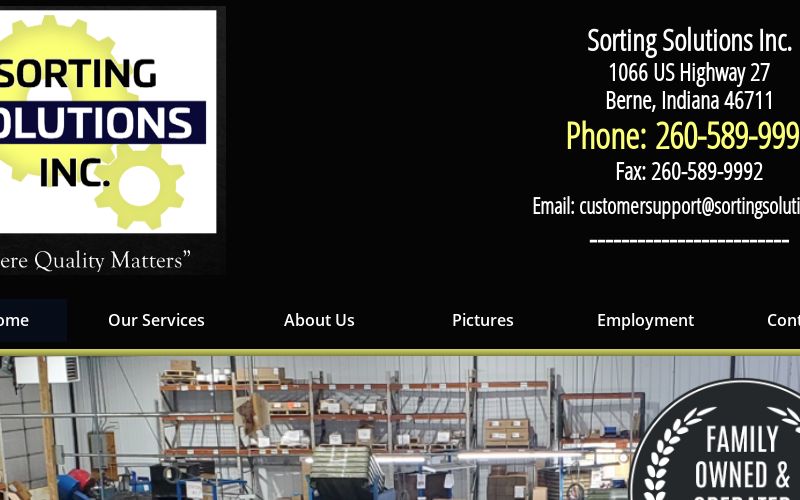 Sorting Solutions Inc. | Sorting Services