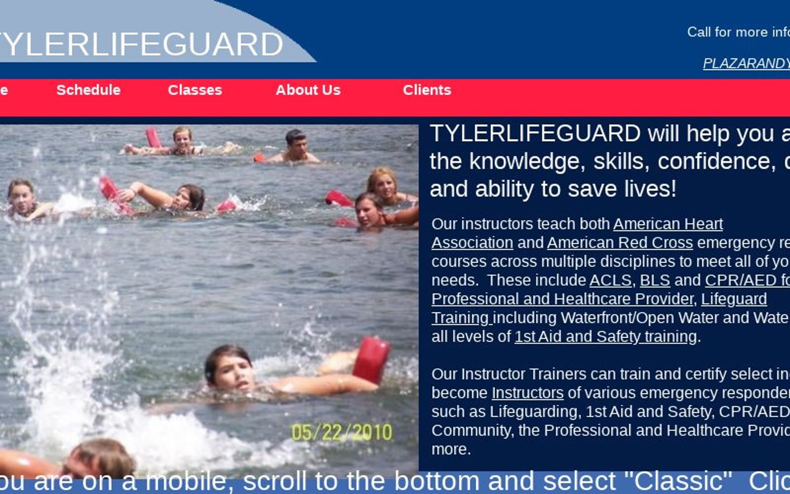 TYLERLIFEGUARD, LIFEGUARD TRAINING TYLER TX