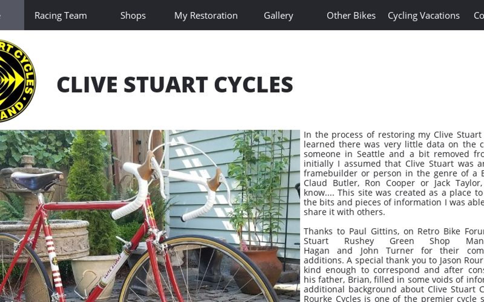 Home [clivestuartcycles.homesteadcloud.com]