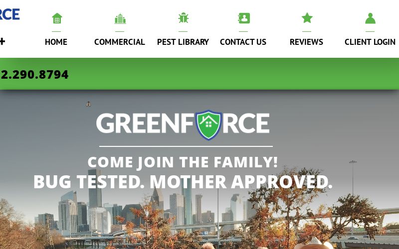 GreenForce Pest Solutions | Houston's Eco-Friendly Pest Control Experts