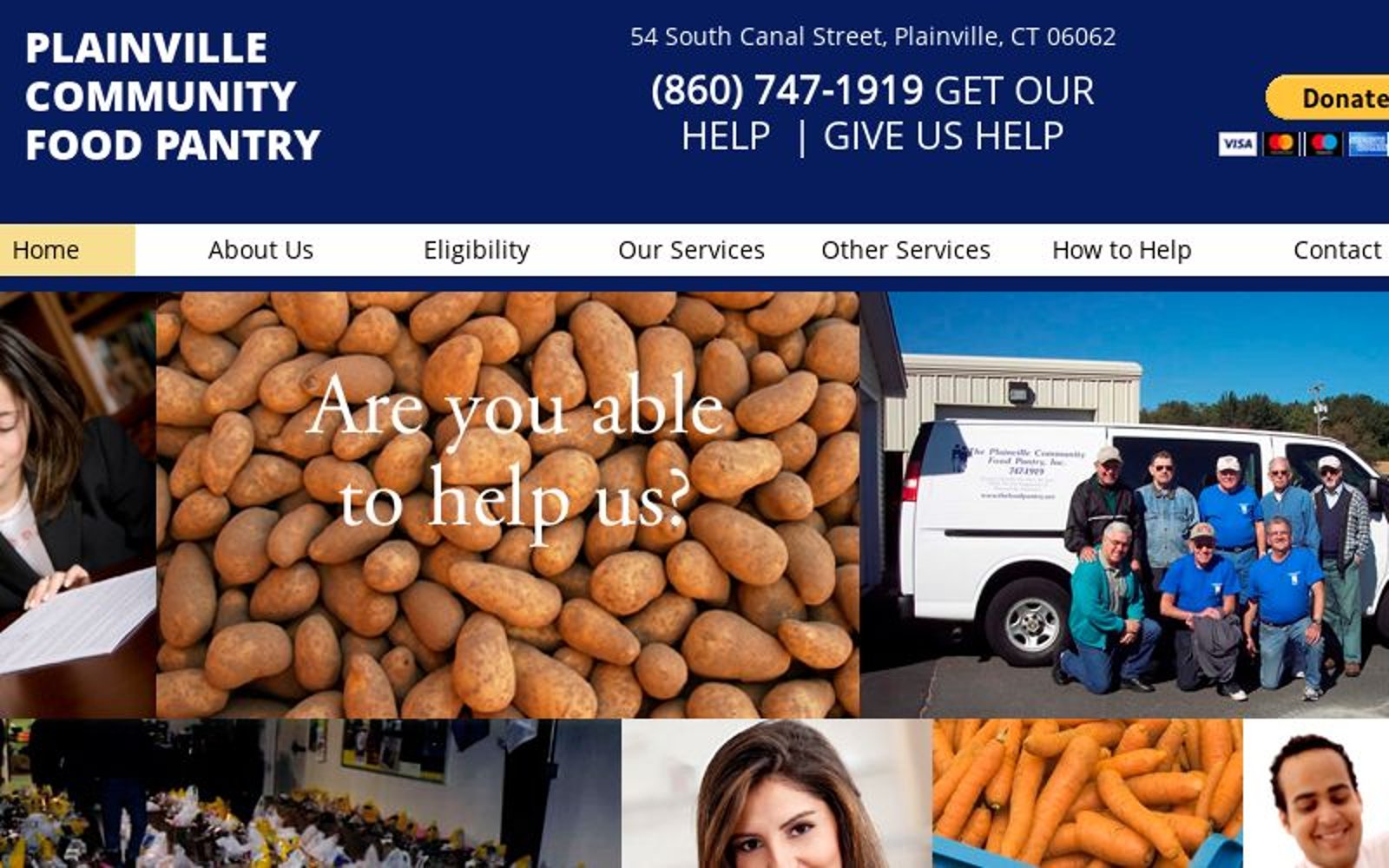 Welcome to Plainville Community Food Pantry