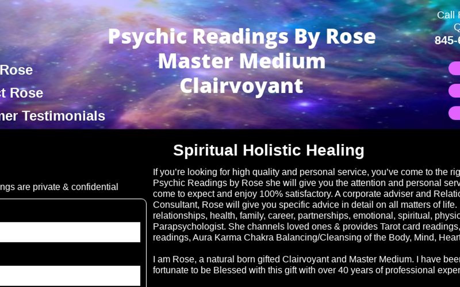 PSYCHIC READINGS BY ROSE A Psychic Medium Clairvoyant - Woodstock New York