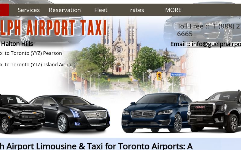 Guelph Airport Taxi Toronto, Toronto Airport Taxi Guelph ON, Limousine ...
