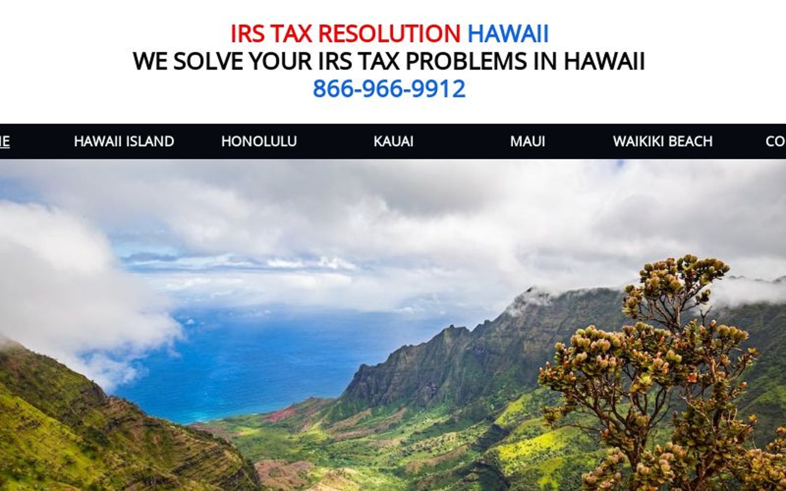 TAX RESOLUTION EXPERTS HONOLULU 866-966-9912