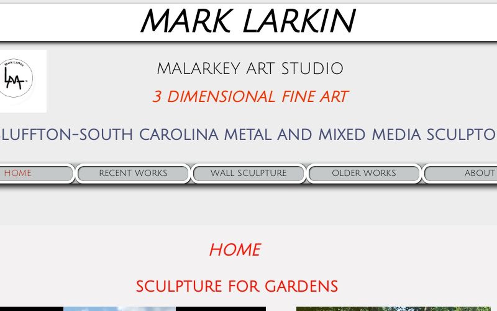 Mark Larkin / Malarkey Art Studio Home