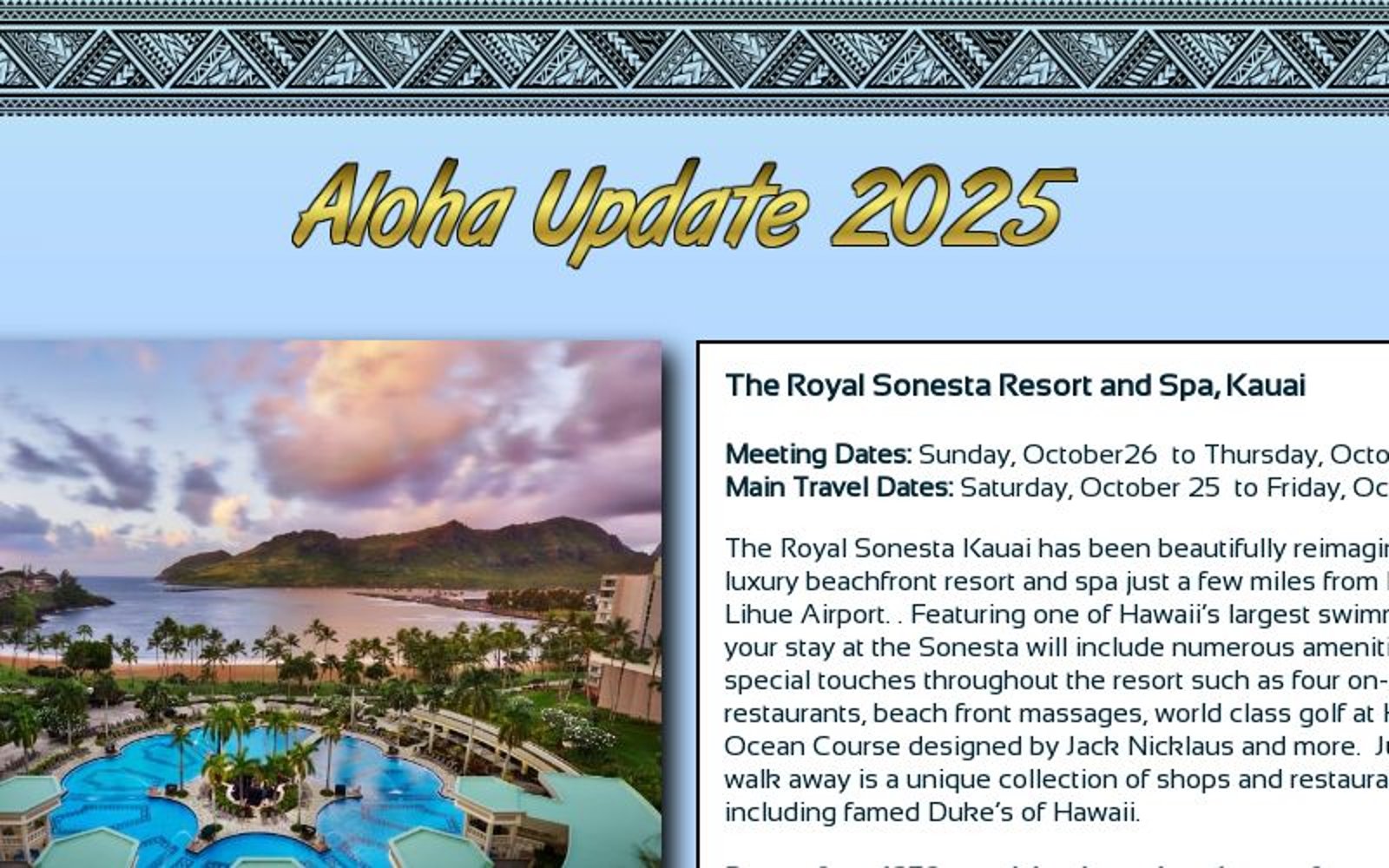 Aloha Update