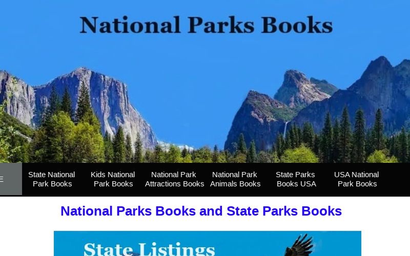 National Parks Attractions Books