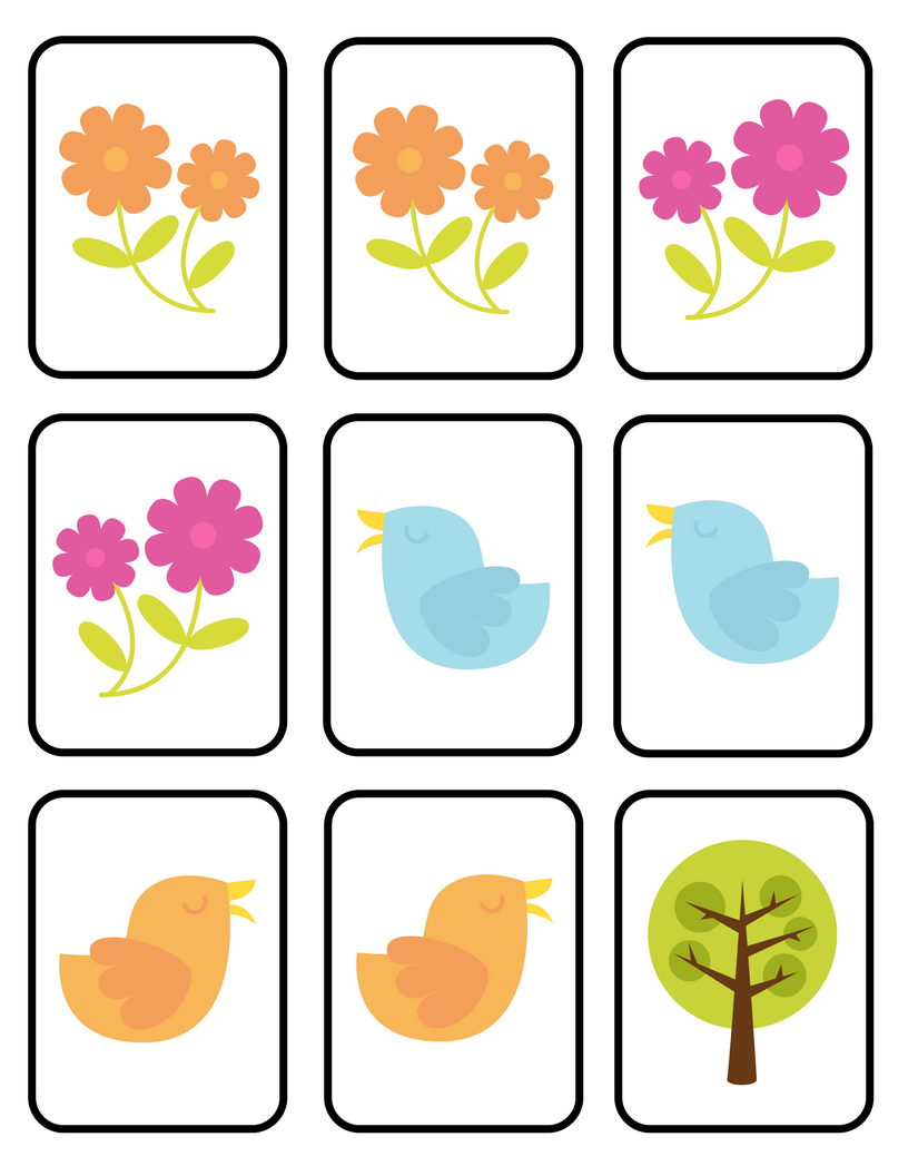 Flower Matching Game Printable | Best Flower Site