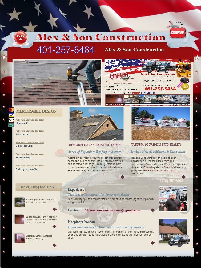 Home [www.alexandsonconstructionri.com]