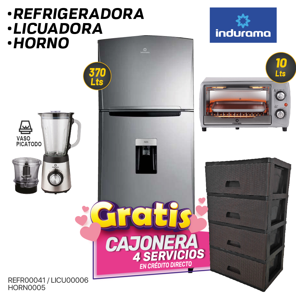 MINI COMBO 2: REFRI + LICUADORA | Crédito Directo - Point.com.ec