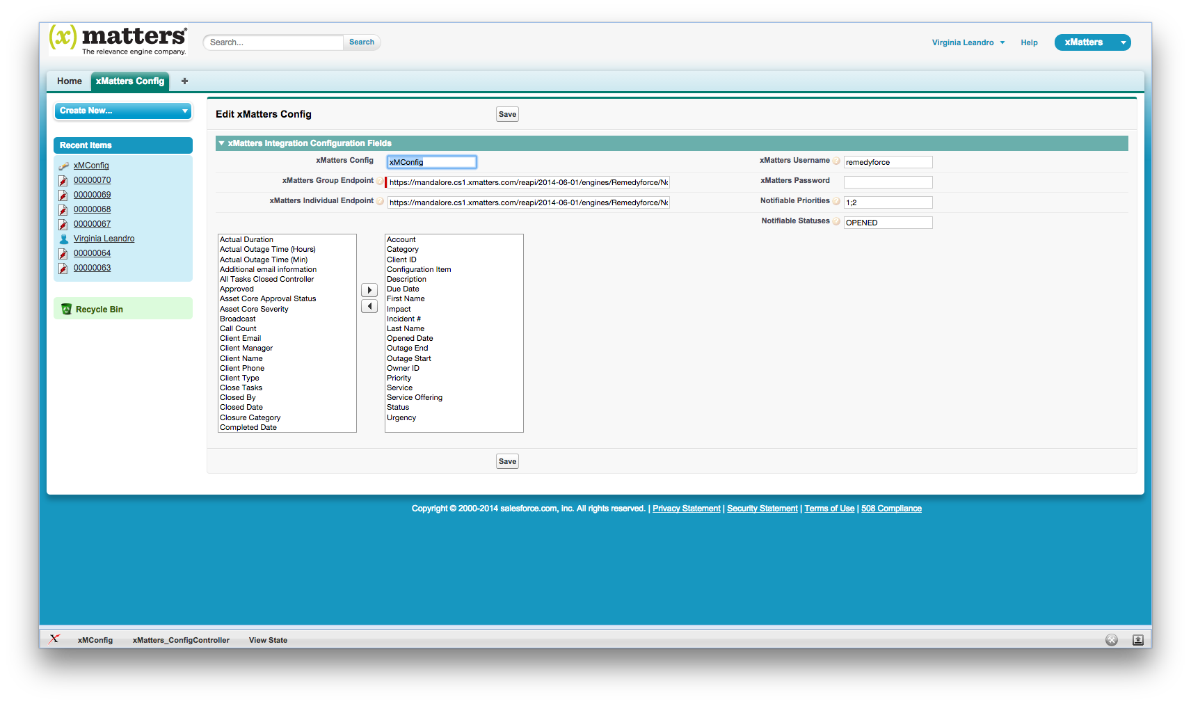 BMC Remedyforce Integration | On-Call Notifications - xMatters