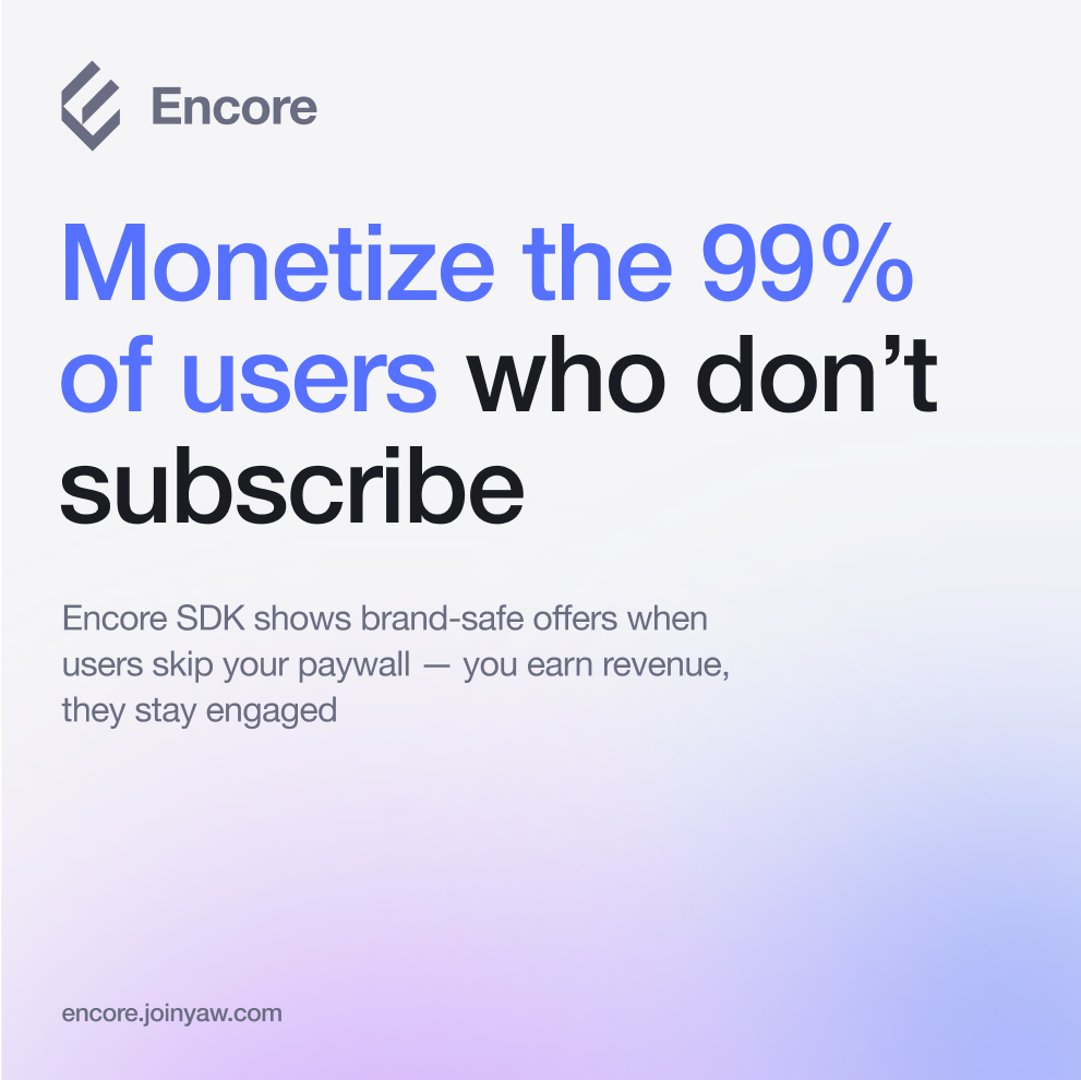 App Monetization SDK for iOS Developers | Encore