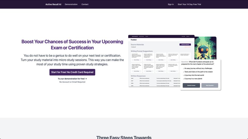 Active Recall AI - AI Tool for Education - Reviews and Alternatives Active Recall AI - AI Tool for Education - Reviews and Alternatives