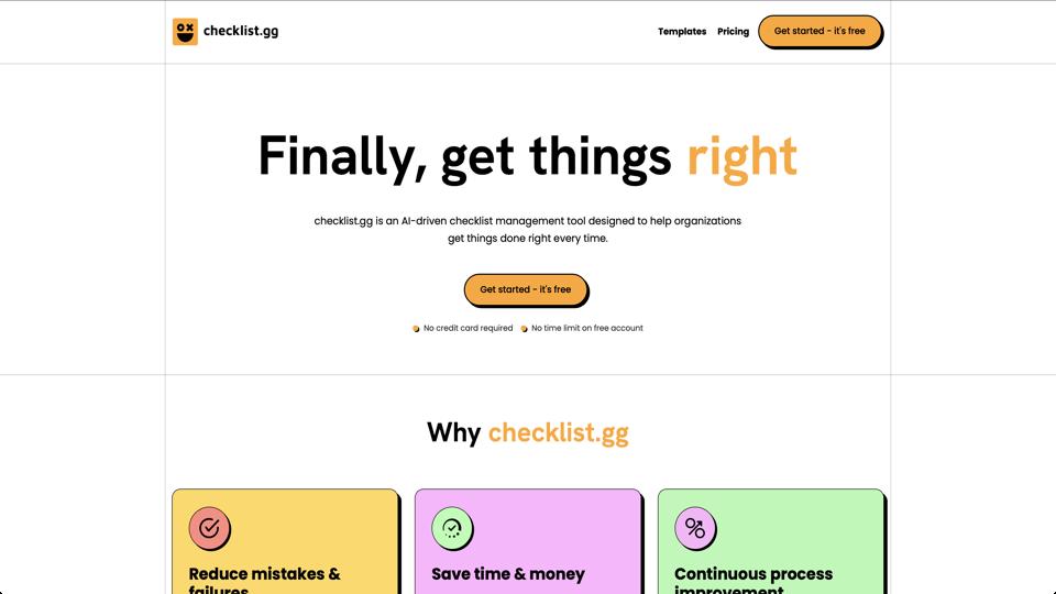 Checklist.gg - AI Tool for Productivity growth - Reviews and Alternatives Checklist.gg - AI Tool for Productivity growth - Reviews and Alternatives
