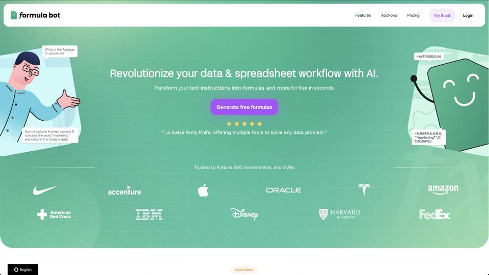 Excel Formula Bot Ai Tool For Productivity Growth Reviews And Alternatives