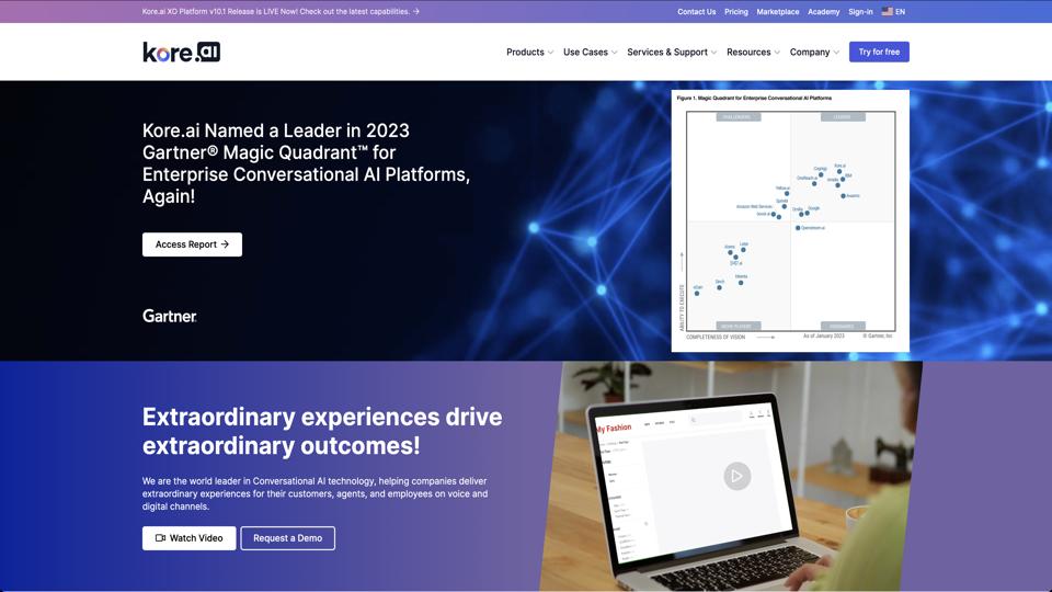 Kore.ai - AI Tool for Chatbots - Reviews and Alternatives Kore.ai - AI Tool for Chatbots - Reviews and Alternatives