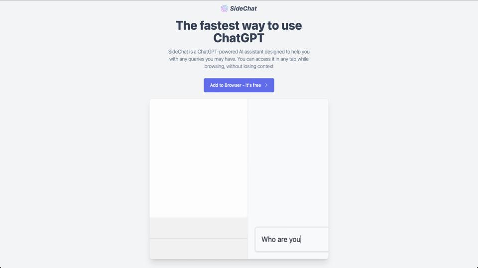 Sidechat - AI Tool for Chatbots - Reviews and Alternatives Sidechat - AI Tool for Chatbots - Reviews and Alternatives