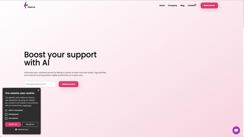 Tekst 5.0(1) - AI Tool for Chatbots - Reviews and Alternatives Tekst 5.0(1) - AI Tool for Chatbots - Reviews and Alternatives