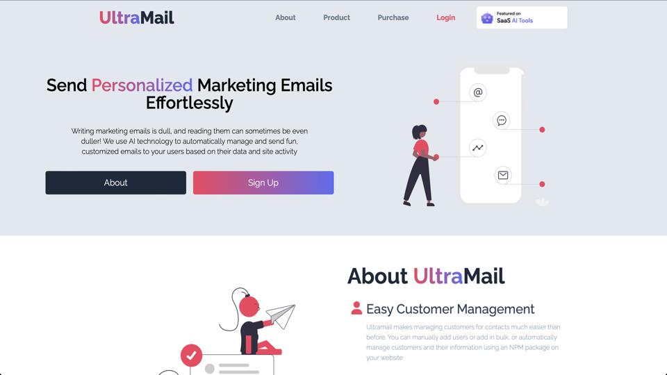 Ultramail - AI Tool for Marketing - Reviews and Alternatives