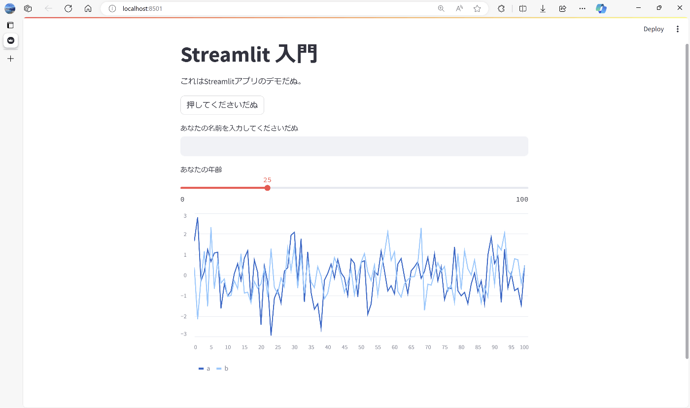 Streamlit入門1