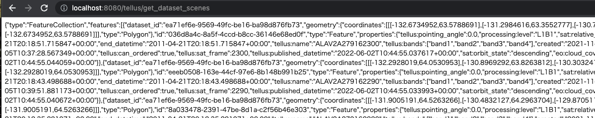 Tellusから衛星データをAPIで取得する