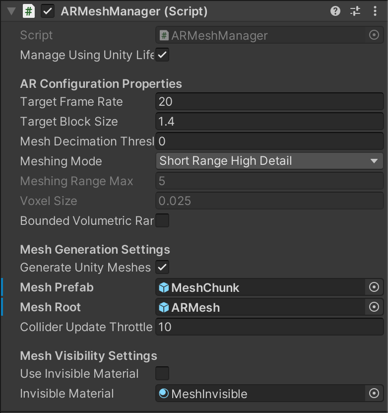 ARDK Meshingを理解する