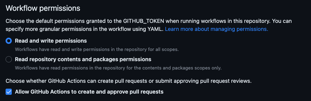 GitHub Actions から Pull Request を作成する