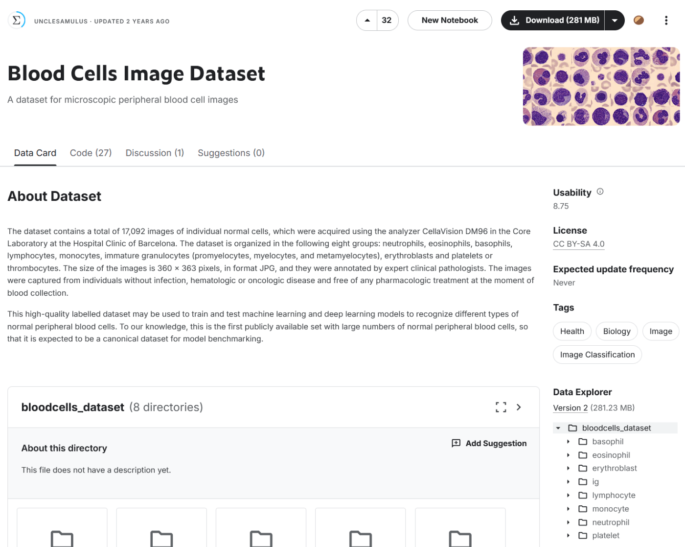 Cell segmentationモデル訓練に有用なデータセット