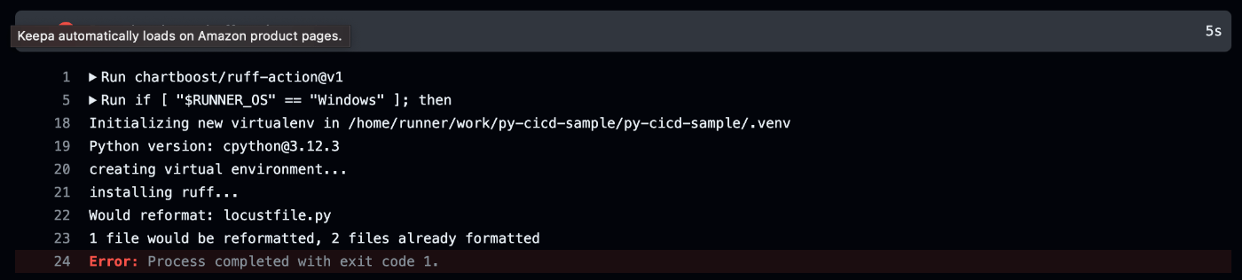 RyeやRuffを触ってみたかったので、ついでにCIを整えてみる