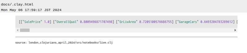 From data to insights: Clojure for data deep dive (by Kira McLean) を見ながら作業したメモ