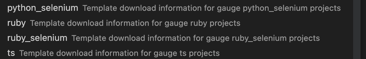 Gauge Documentation を読む