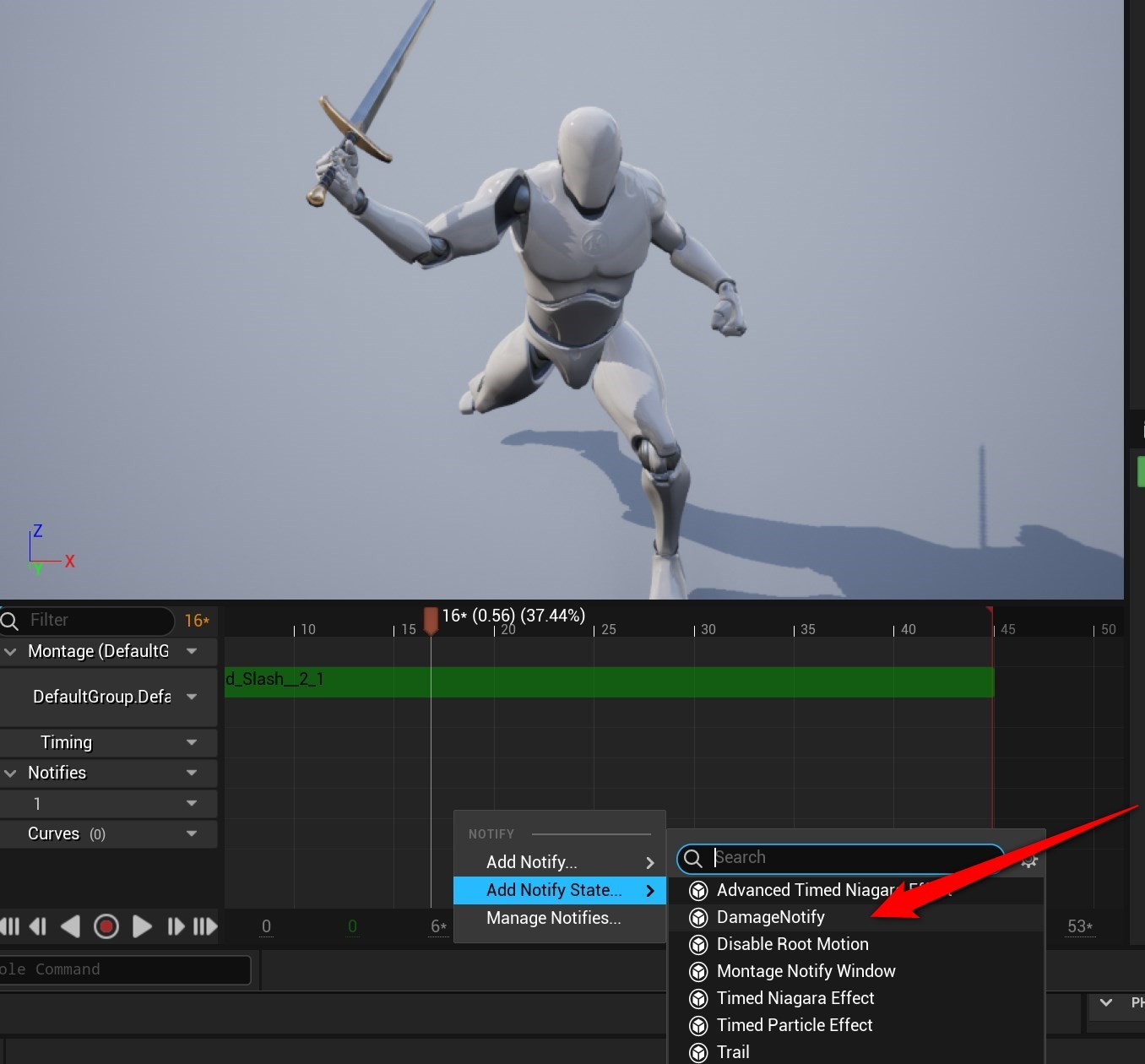 剣で攻撃を実装する方法【UE5,UE4】｜UnrealEngine5(UE5)の教科書[旧]