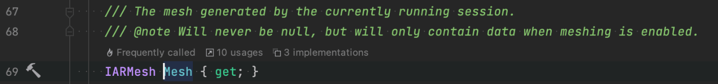 ARDK Meshingを理解する