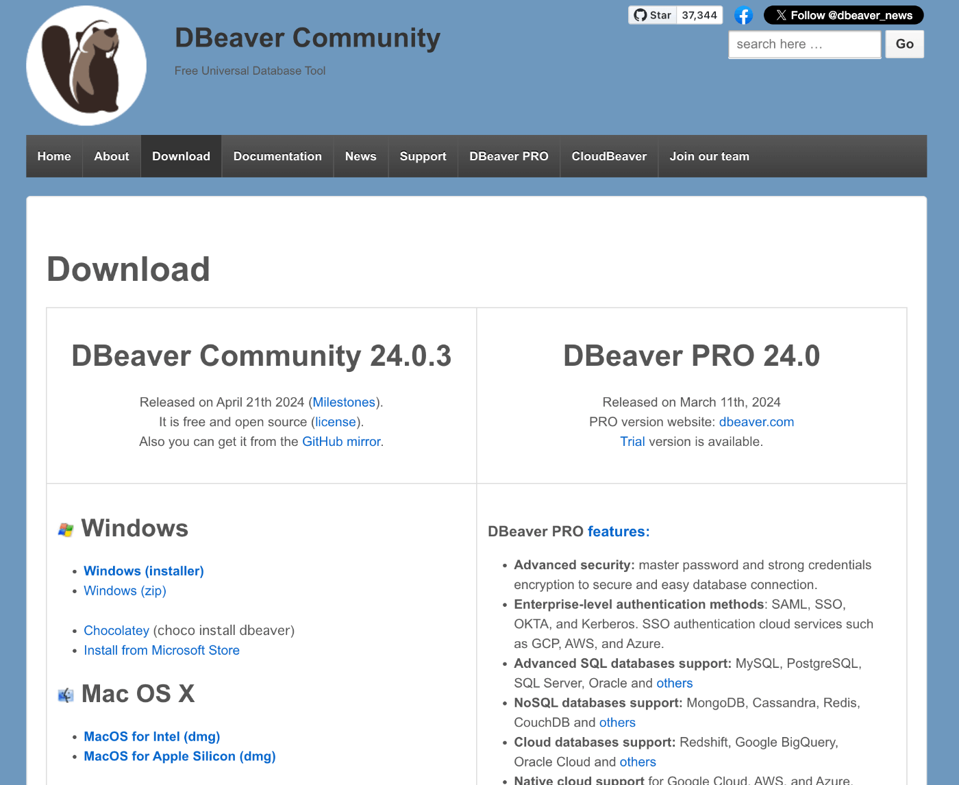 【Mac版】DBeaverをインストールする