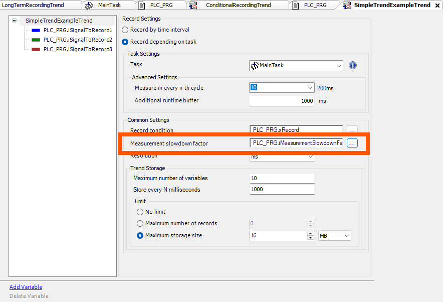CODESYS Example Projectを調べてみた#8.1 (Trend)