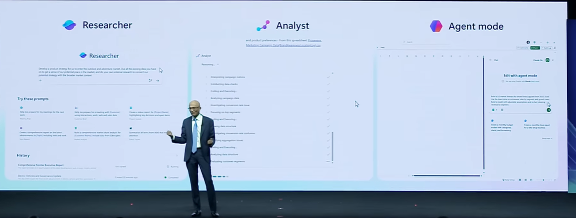 Satya による Keynote: Leading in the New Age of AI