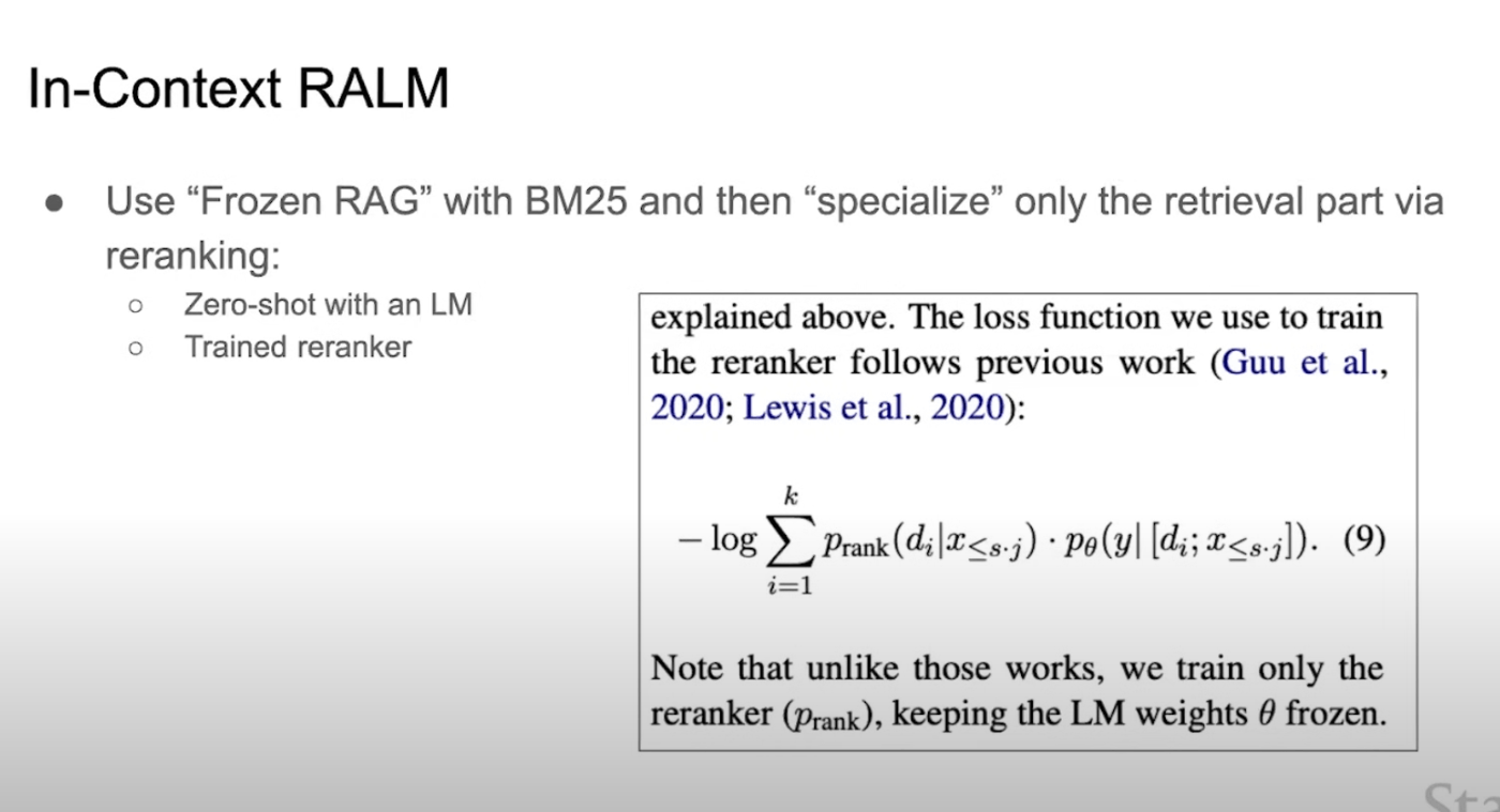 Stanford CS25: V3 I Retrieval Augmented Language Models まとめ