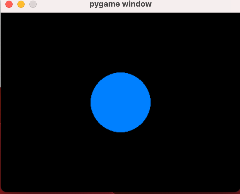Pygameを使って球体を描画する