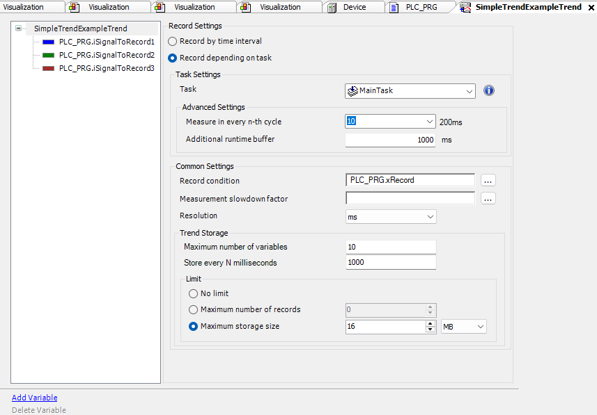 CODESYS Example Projectを調べてみた#8.1 (Trend)