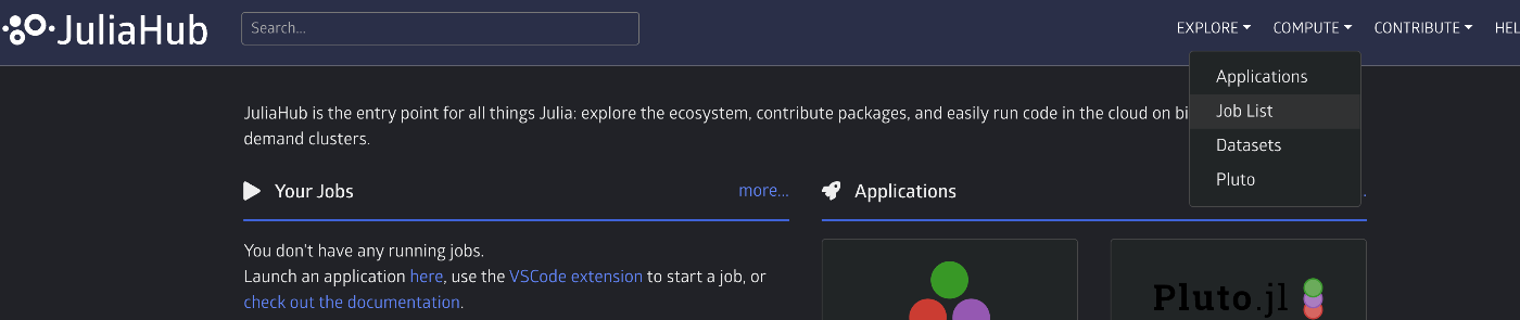 JuliaHub を使って複数ノードのDistributed Computingを試す