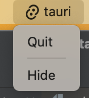 Tauri をはじめる