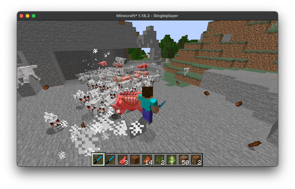 [MineCraftModding]MCreator:特殊武器作成(狼召喚)