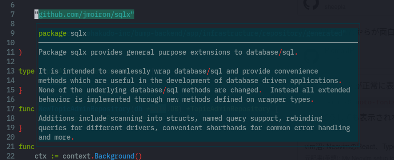Neovim LSP Hoverのデザインを変更する