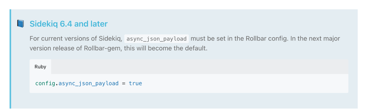 Sidekiq 7にアップデートする時、Rollbarの設定も変えないと通知が止まる