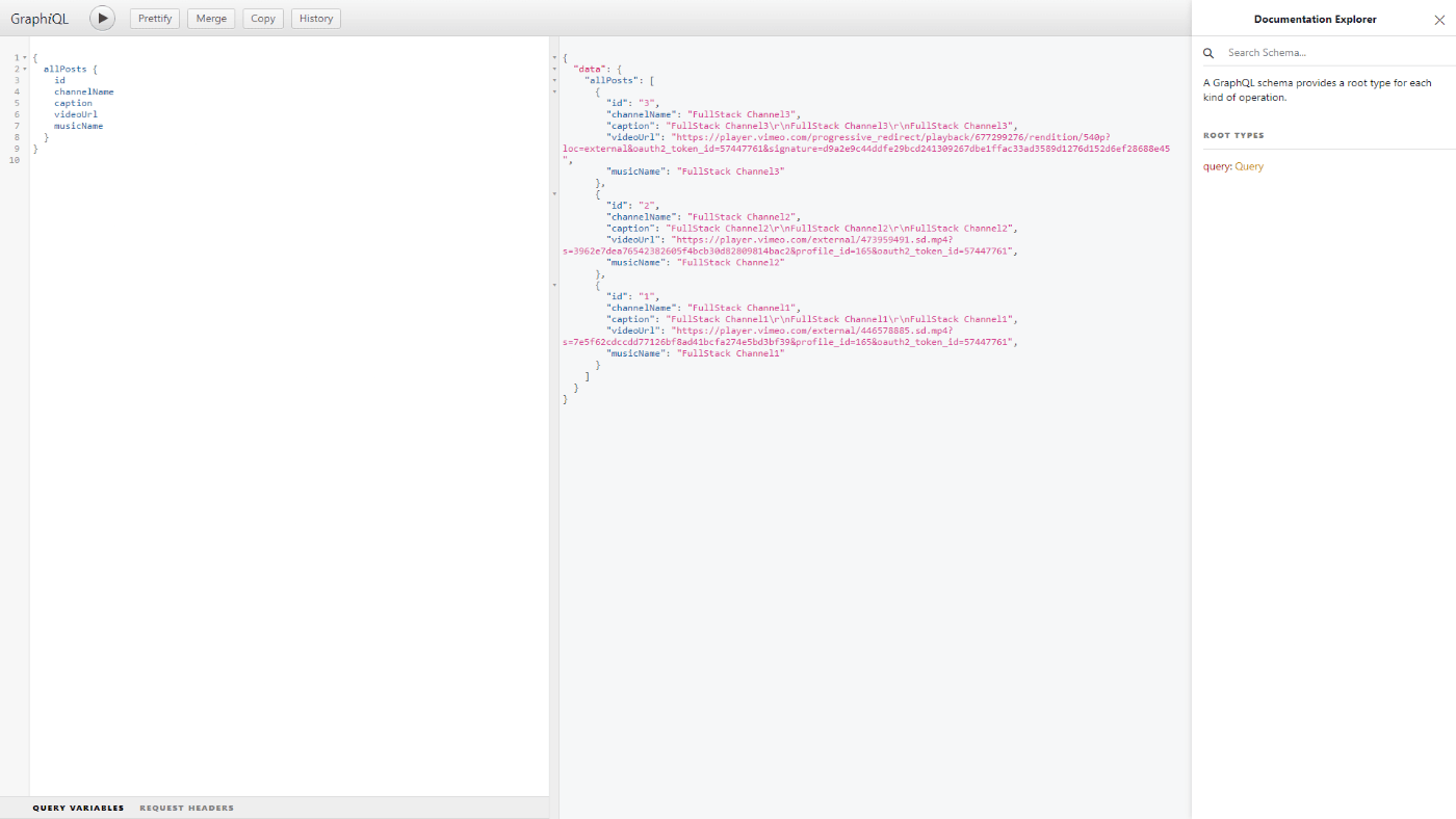 投稿データ登録｜Django GraphQL入門 + React Native(TikTok)と連携